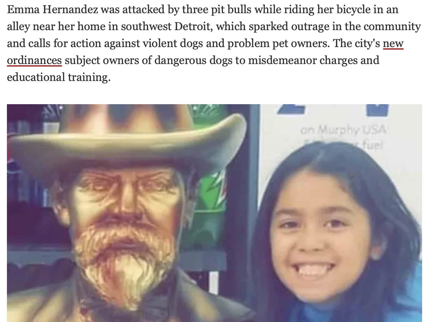 No Justice for Pit Bull Mauling Victim Emma Hernandez After “Not Guilty ...